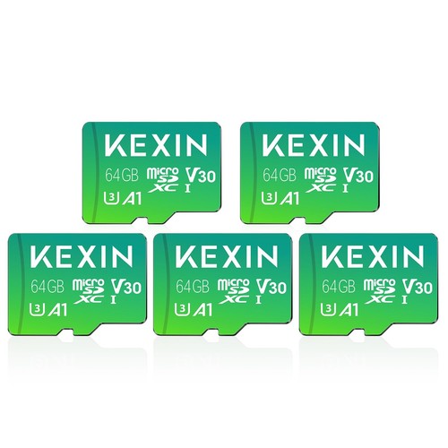 Micro SD Card 64GB 5 Pack microSDXC Memory Card Class 10 Micro SD Card ...