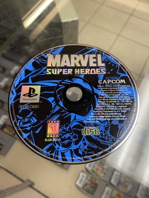 Marvel Super Heroes PlayStation PS1 Game Disc Only Capcom 1997 Tested ...