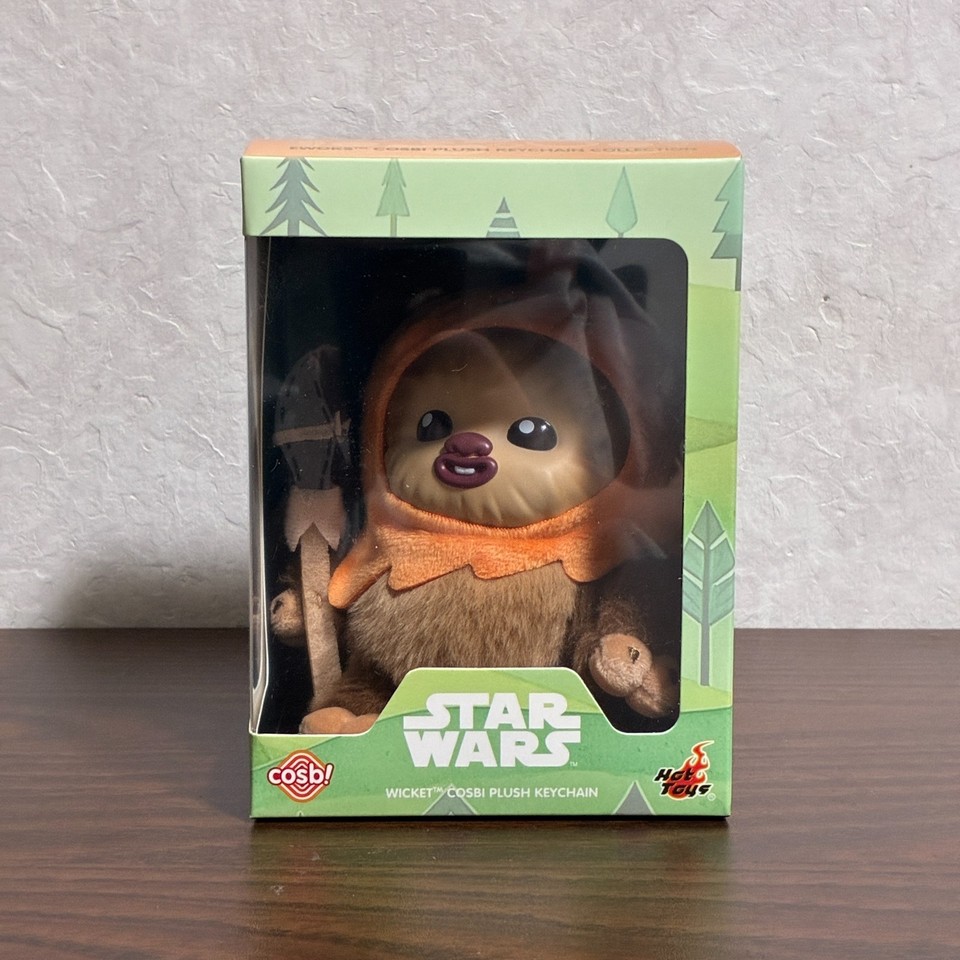 Hot Toys Star Wars Cosbi Ewoks Wicket Plush Keychain Celebration 2025 ...