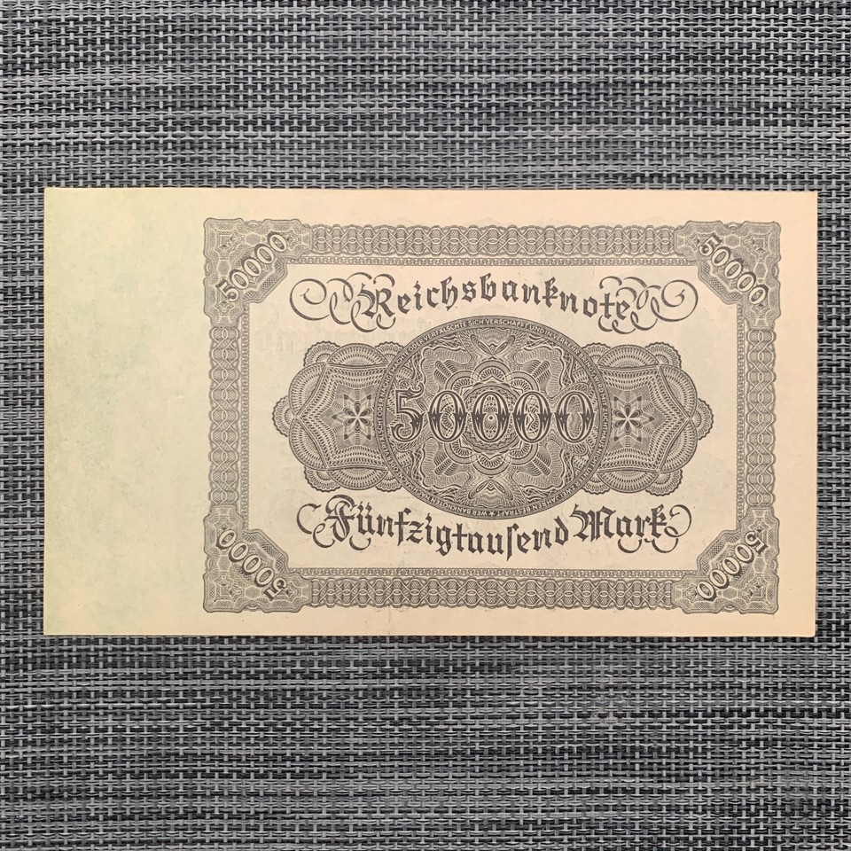 Germany 50000 Mark Banknote German Currency Post WW1 WWI Paper Money ...