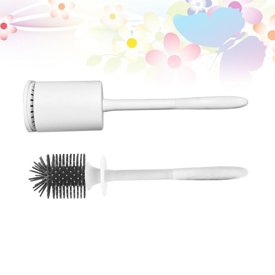 1 Set 41x9.5CM Brush Wall-mounted Plastic Brush for Bathroom (White ...