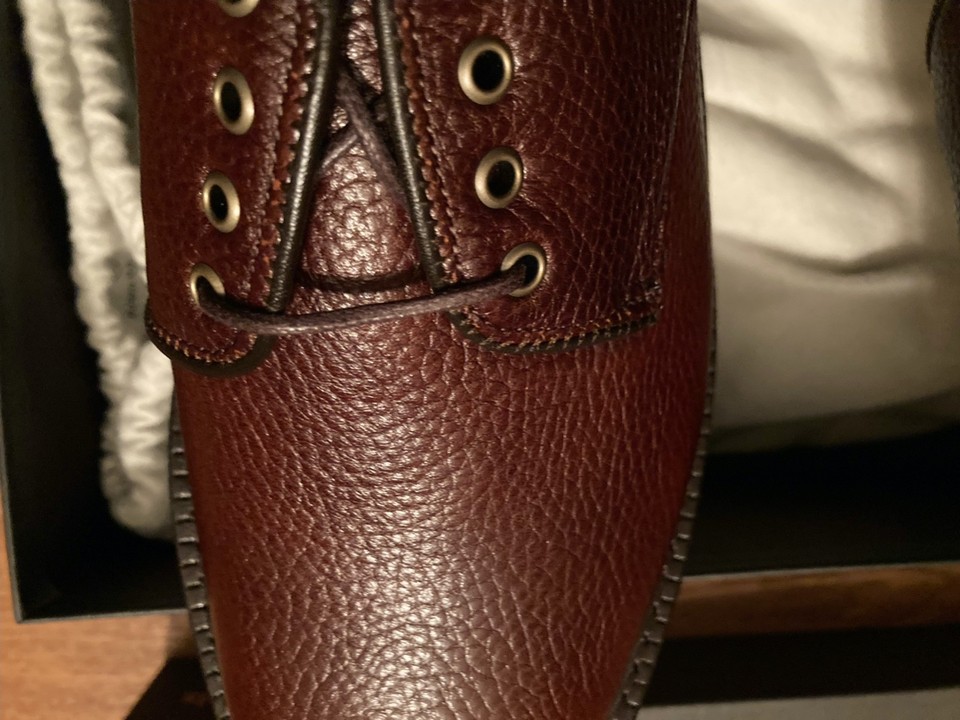 ALLEN EDMONDS Toby Wing, Mens 9 D Brown Leather Lace Up Shoes, Made In ...