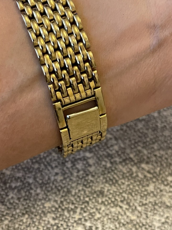 SEIKO 5Y39-7240 ES Men’s Watch Quartz 90'S Vintage Gold Tone Bracelet ...