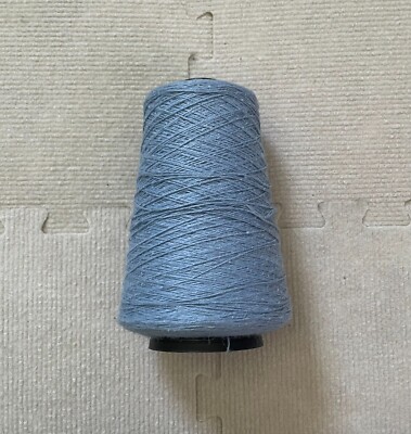 Periwinkle Blue Cone Knitting Weaving Lace 8/2 Cotton Linen Yarn 256 g ...