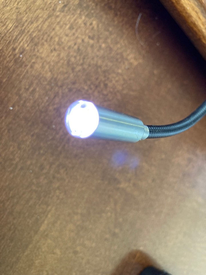 Portable Light USB Computer Laptop LED Light Flashlight Lamp Torch BK ...