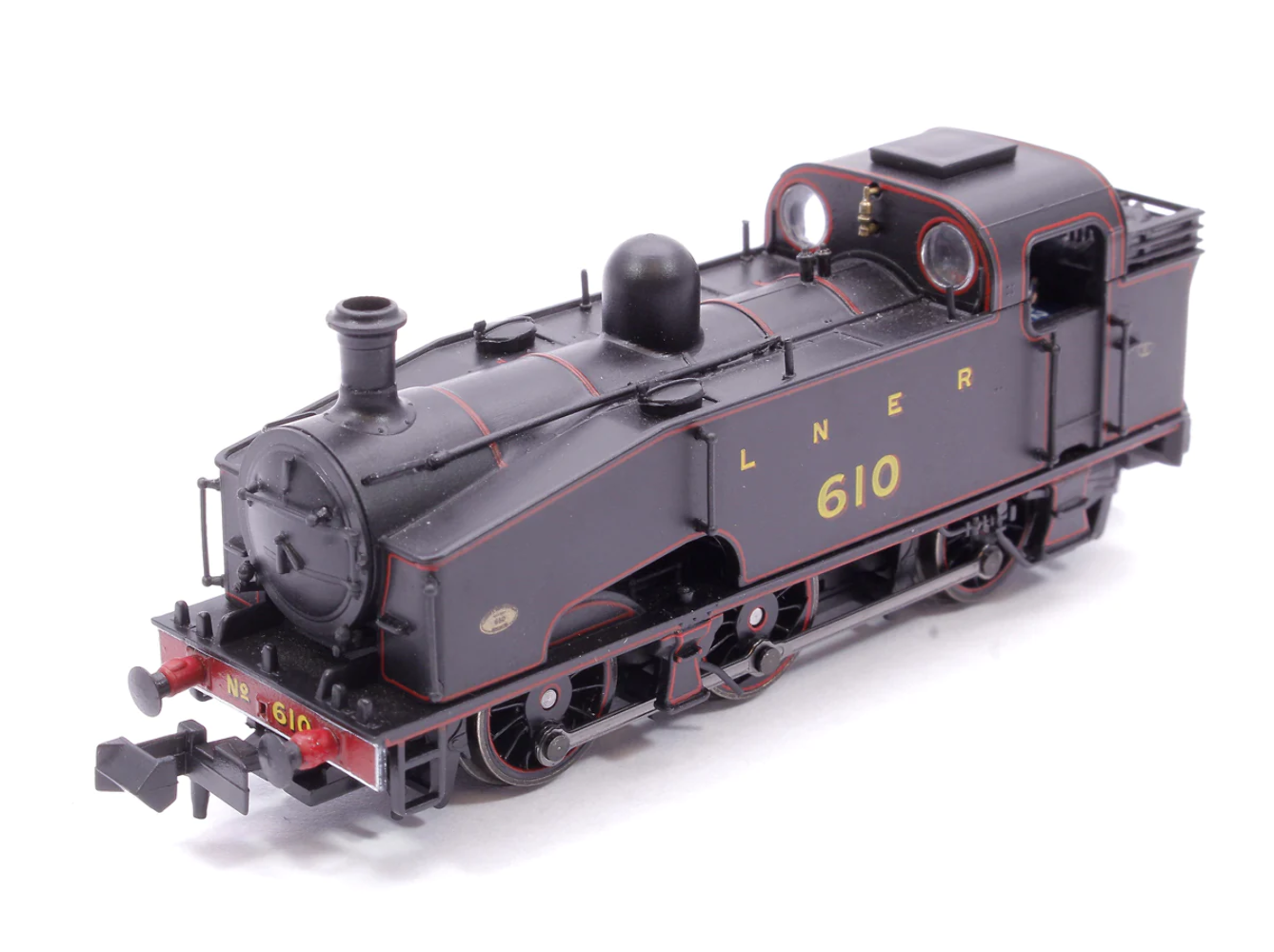 Sonic N Gauge Class J50 LNER Black (Red Lining) 0-6-0 Tank Locomotive ...