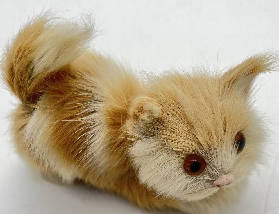 Realistic Cat, Small Stuffed Animals, Plush Cats Stuffed Animal ...