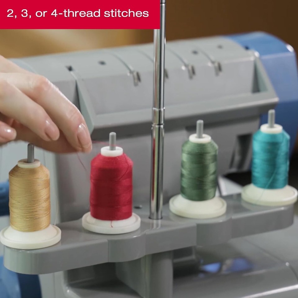 X5004-HD Metal Frame Serger & Overlock Machine | 2-3-4 Stitch ...