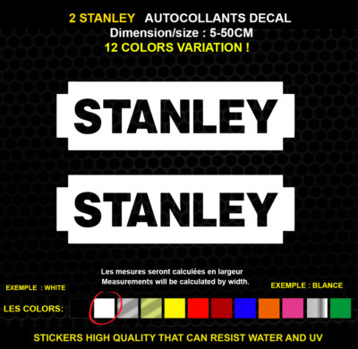 2 stanley sticker Genuine decal sticker WATERPROOF STICKERS | eBay