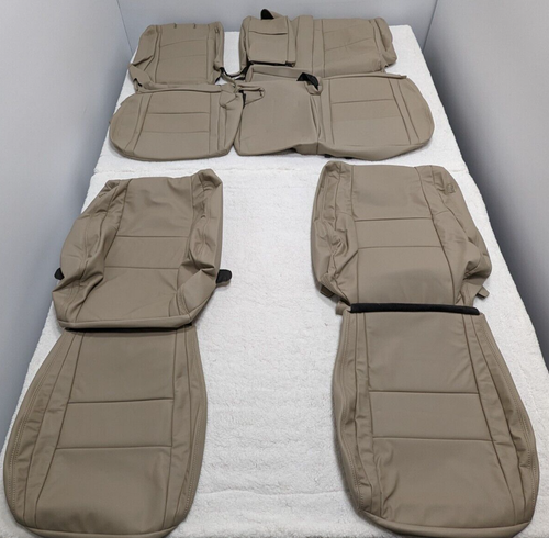 For Dodge Durango 2 Row 2011-2022 Parchment Interior Leather Seat ...