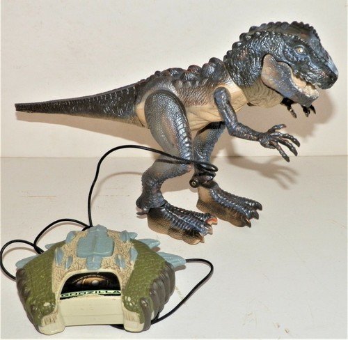 Godzilla RC Remote Control Walks Forward 1998 7" x 11" Gray Toy Biz | eBay