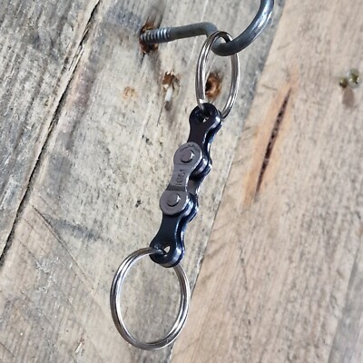 Unique Upcycled Mountain Bike Chain Keyrings - Eco-Friendly Accessories ...