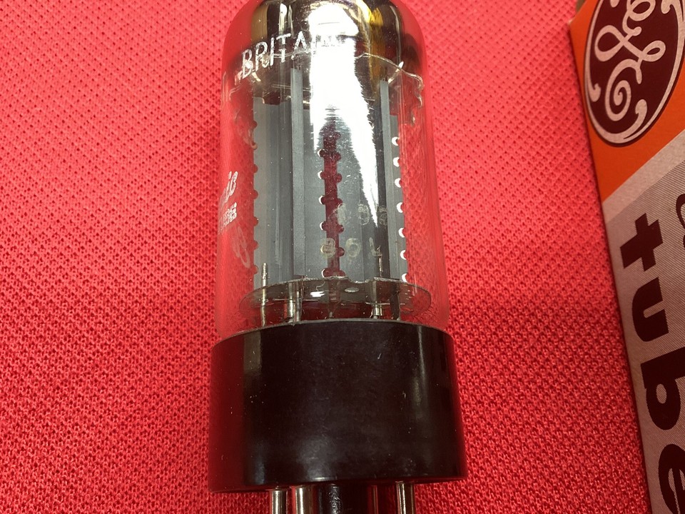 Vintage GE Branded Mullard 5AR4 / GZ34 Vacuum Tube Gt. Britain Tested ...