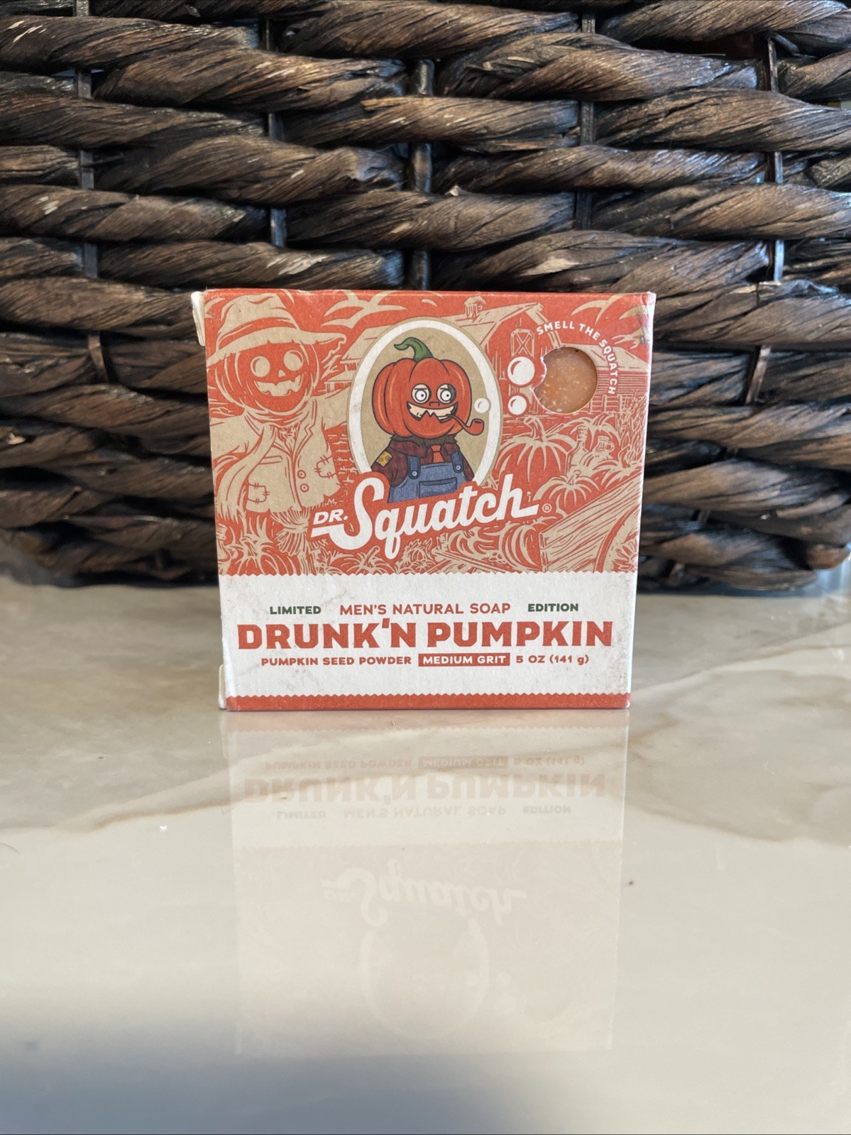 Dr. Squatch Drunk'n Pumpkin Soap 5oz NEW Limited Edition Halloween Fall ...