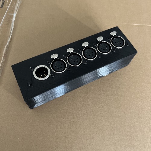 Remote Audio Hot Box XLR hubV2 | custom 3D printed enclosure with ...