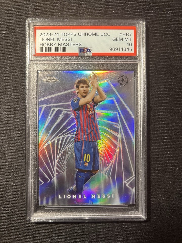 2023-24 Topps Chrome UCC - Lionel Messi Hobby Masters PSA 10 | eBay