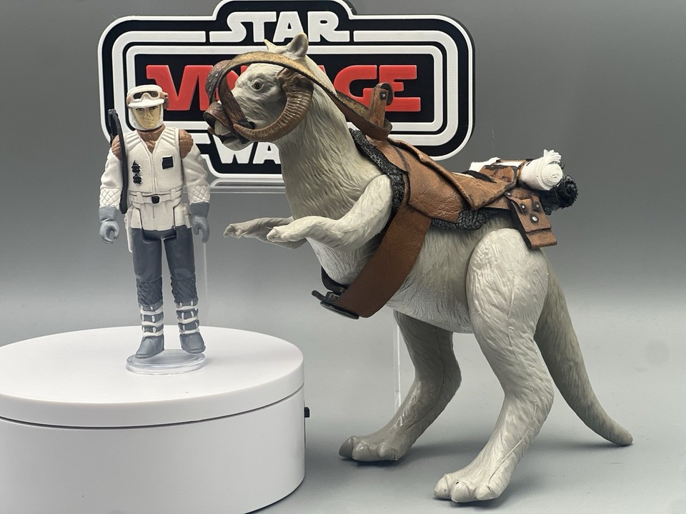 Vintage Custom Star Wars Figure Hoth Soldier + Taun Taun w/ Custom ...