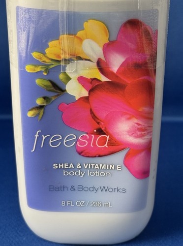 New Bath Body Works FREESIA Signature Collection Lotion SEALED 8 Fl Oz ...