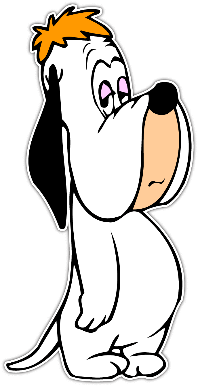 Droopy Dog Funny Kids Room Cartoon Car Bumper Window Vinyl Sticker ...