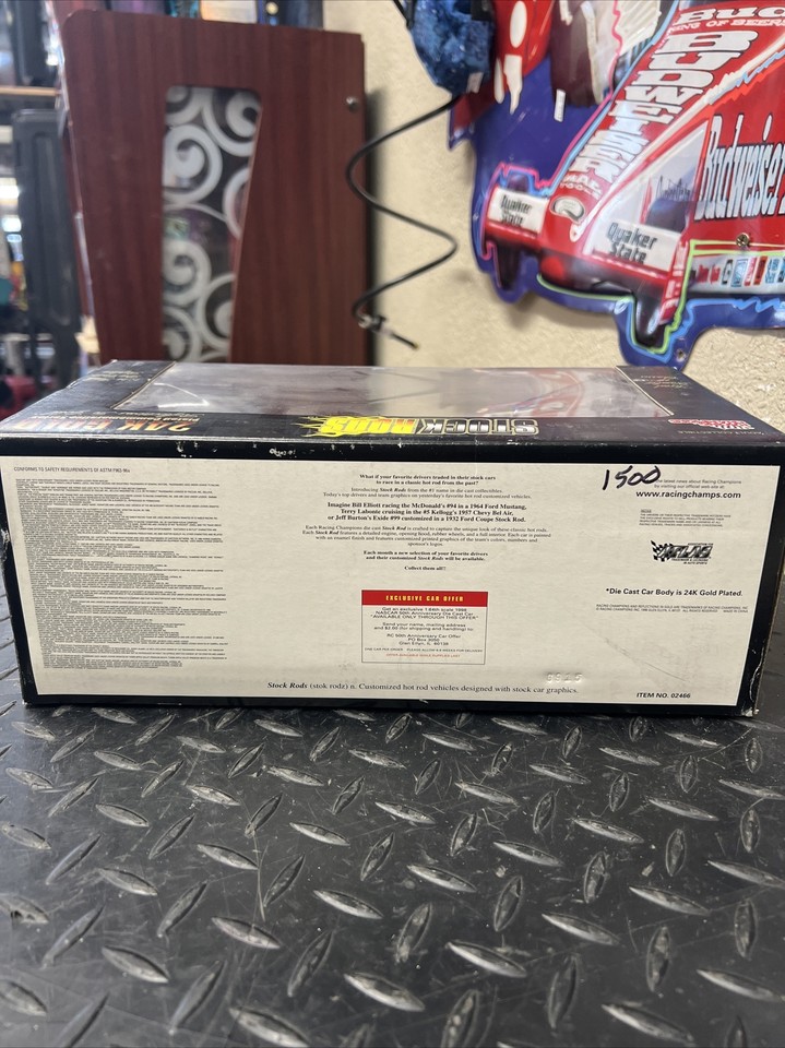 Racing Champions Stock Rods 24k Gold Plated 50th Anniversary NASCAR #23 ...