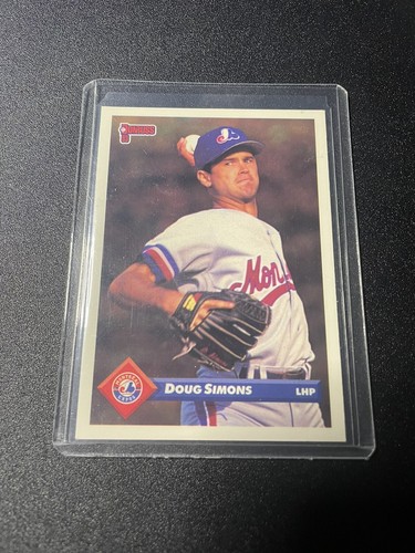 1993 Donruss Baseball Doug Simons #276 Montreal Expos | eBay