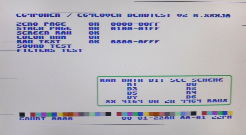 DEAD TEST Diagnose Cartridge für Commodore C64/C128 | eBay