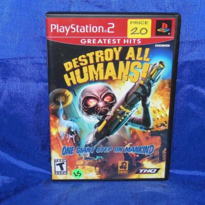 Destroy All Humans! Playstation 2 Video Game - PS2 Complete | eBay