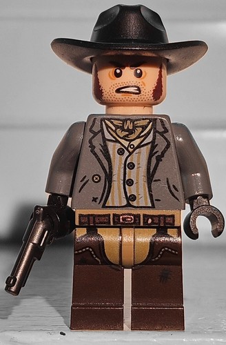 LEGO Minifigure- Barret (tlr018) The Lone Ranger Cowboy Revolver ...