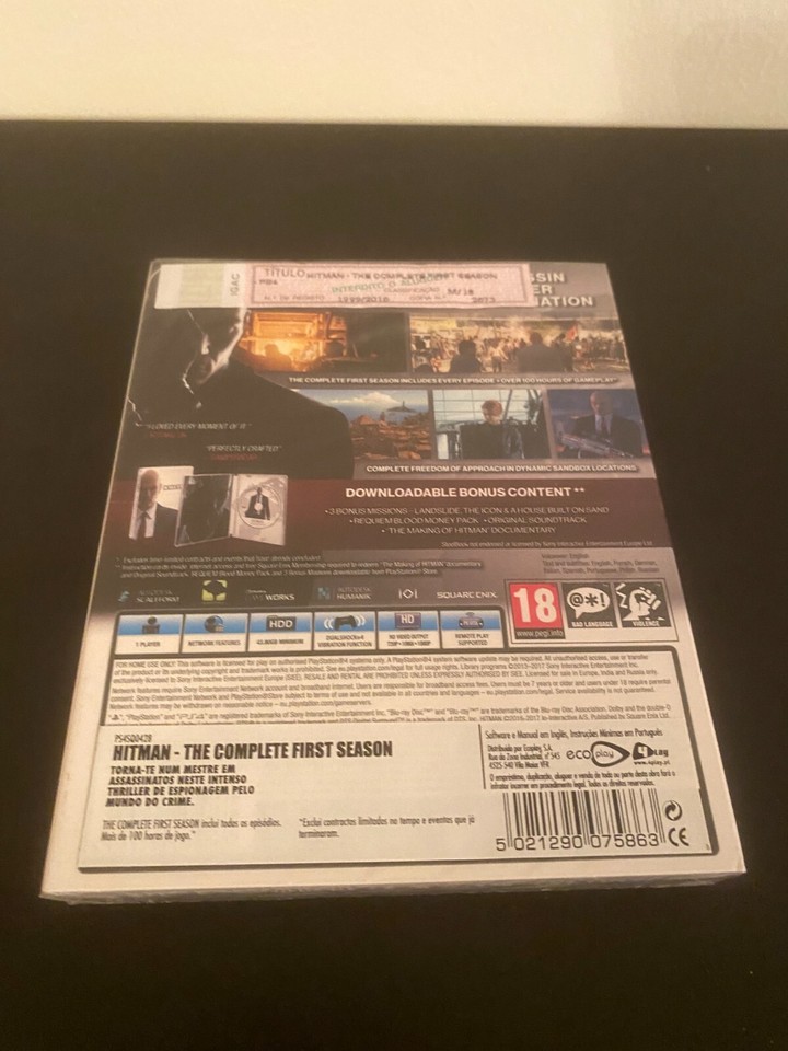 Hitman: The Complete First Season Steelbook Edition - Sony PlayStation ...