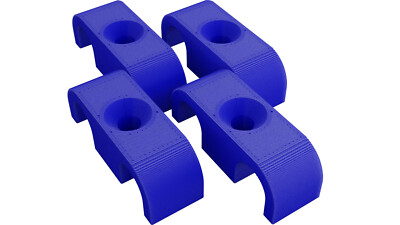 Dual Line Clamps for 2) 3/8" (0.375")/9.525mm Lines - Set of 4 with ...