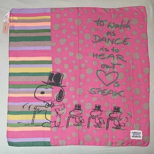 Snoopy m16N Tagged Codello Peanuts Uspp Large Scarf | eBay