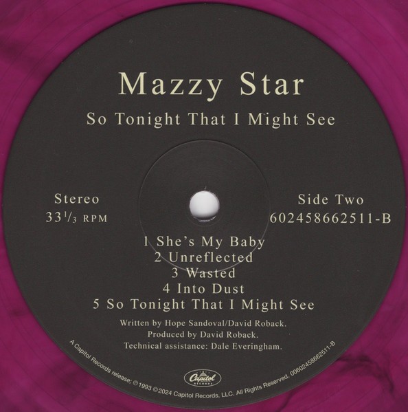 Mazzy Star - So Tonight That I Might See-2025 (M/[M) - "Vinyl Record ...
