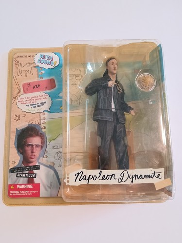 Napoleon Dynamite KIP Talking Action Figure Sealed Mcfarlane Toys (2005 ...