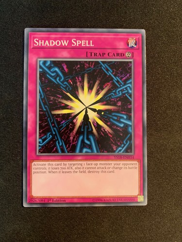 Shadow Spell - YS18-EN034 - Yu-Gi-Oh Card - Codebreaker N/M | eBay ...