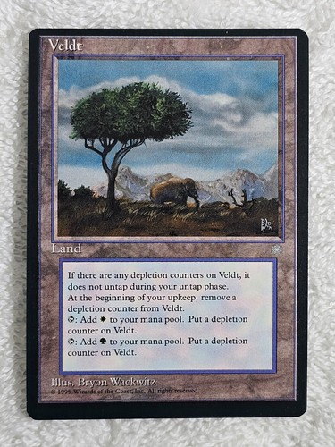 MTG Veldt - Ice Age (ICE) 1995 Magic the Gathering Card Rare Near Mint ...