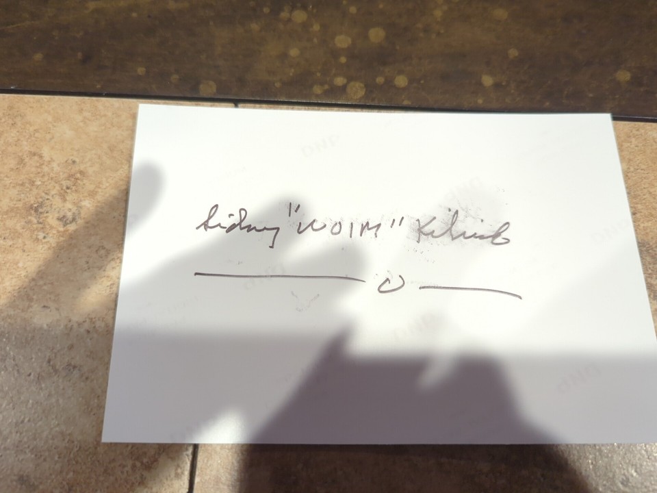 SIDNEY KIBRICK Signed On Back 4x6 Photo - CHILD ACTOR / THE LITTLE ...