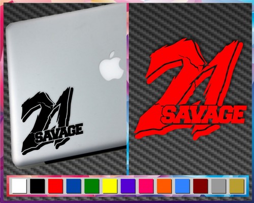 21 SAVAGE VINYL STICKER CAR DECAL wall rapper shirt hat 21savage j cole ...