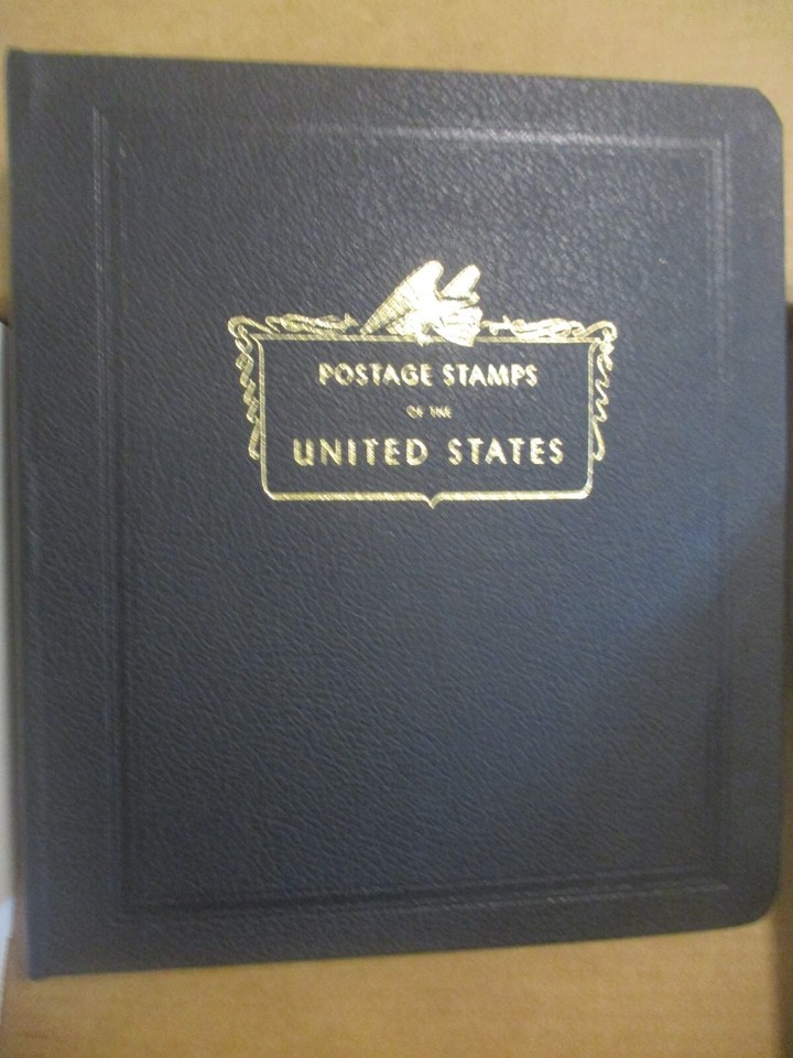 VTG White Ace United States Postage Stamp Album Binder, Dust Cover ...