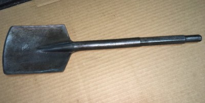 JACK HAMMER DRILL/CHISEL/Paddle/Shovel Bit 17.5”x 4.5” Round SHANK .63 ...