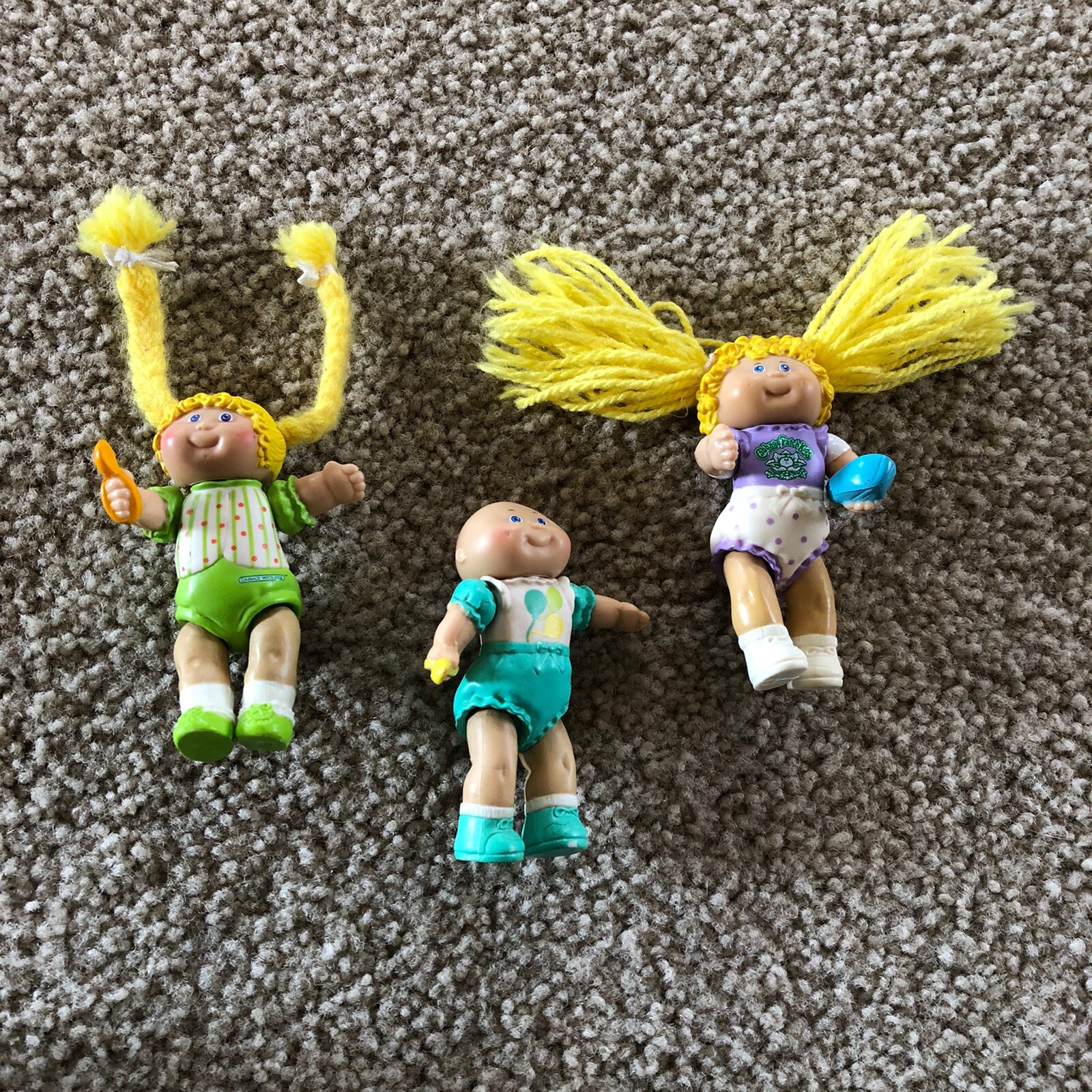 Vintage Cabbage Patch Kids Mini Figurines Lot of 5 | eBay