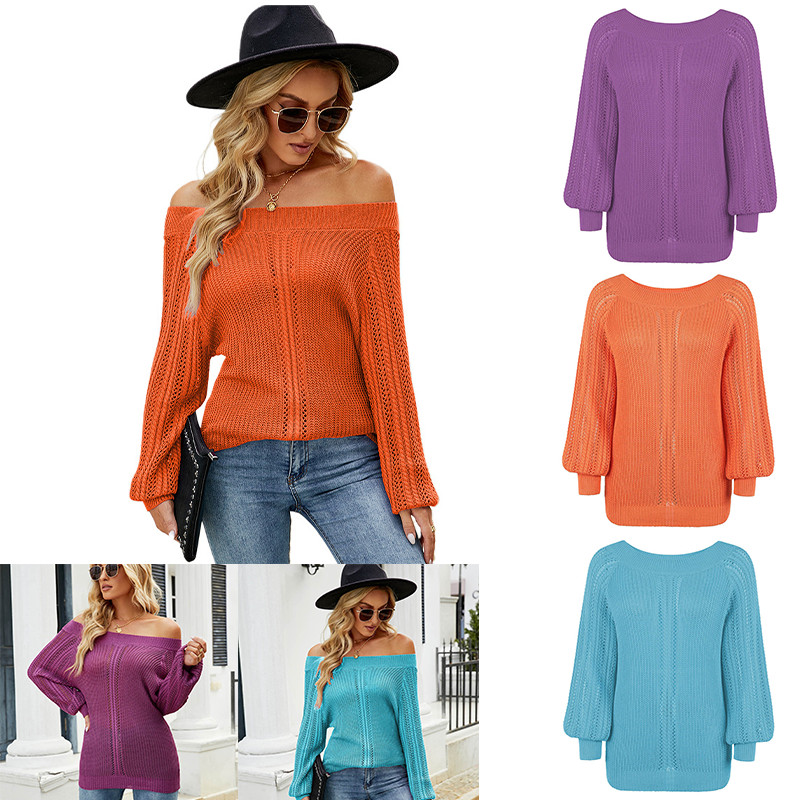 Off The Shoulder Batwing Pattern