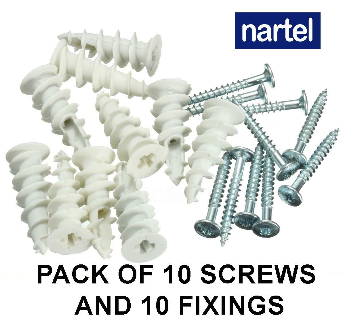 PLASTERBOARD NYLON FIXINGS CAVITY WALL SPEED ANCHOR PLUGS AND SCREWS ...