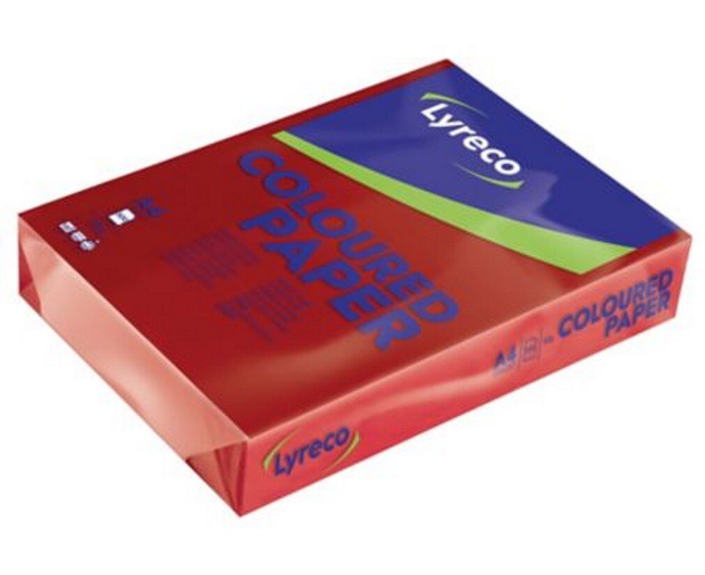 500 x A4 COLOURED PAPER 80GSM SHEETS - Standard Printer Copier Ream ...