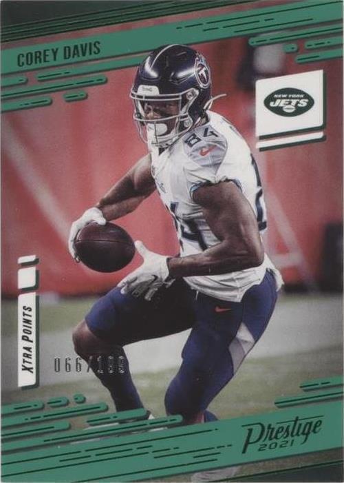 2021 Panini Prestige - Corey Davis #165 Xtra Points Green /199 for sale ...