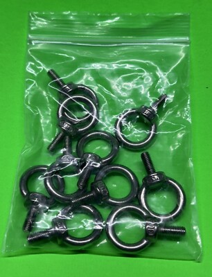 10 M5 Ring Shape Lifting Threaded Eye Bolt 304 Stainless Steel for Eye ...