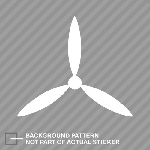 Propeller Sticker Die Cut Decal flyer flying aviator | eBay