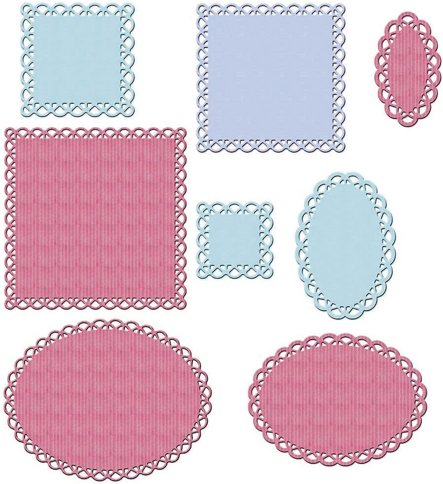 Nesting Frame Metal Cutting Dies for Card Making, Background Frame Cuts ...