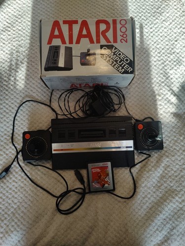 Atari 2600 Jr Boxed 2 Controllers And Game Read Description | eBay UK