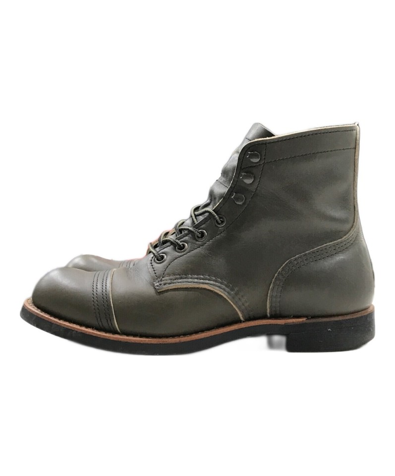 Red Wing 8078 Iron Ranger Work Boots olive Men's US7 JP25cm | eBay