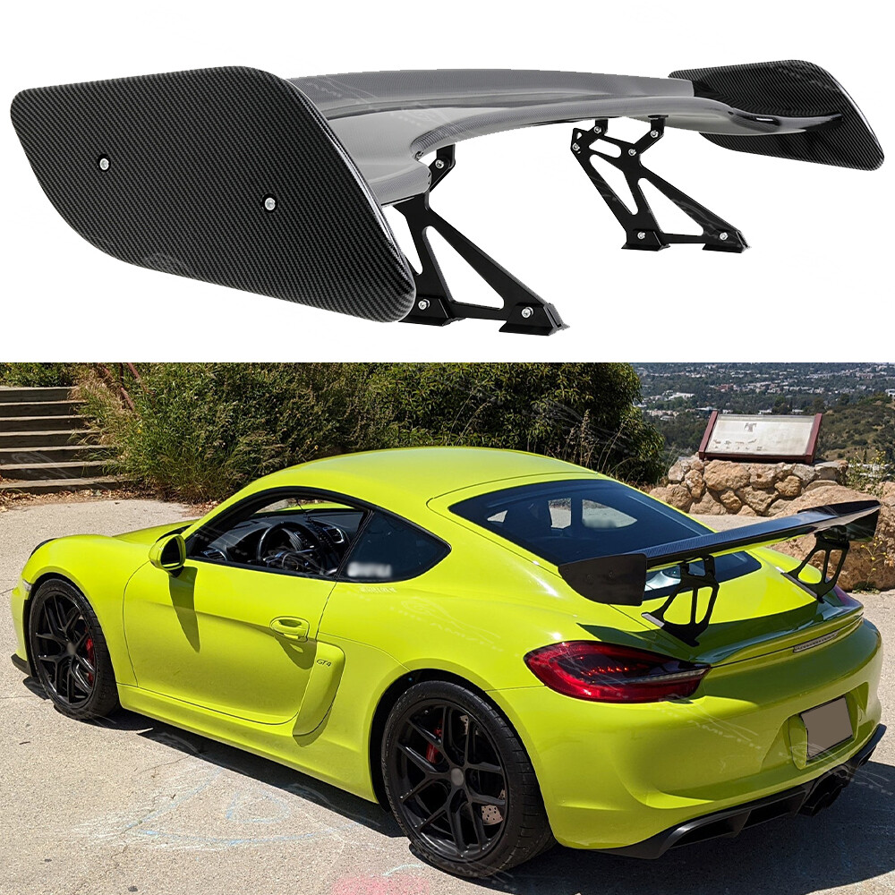 57" Carbon Rear Trunk GT Spoiler Wing For Porsche 718 981 987 Boxster ...